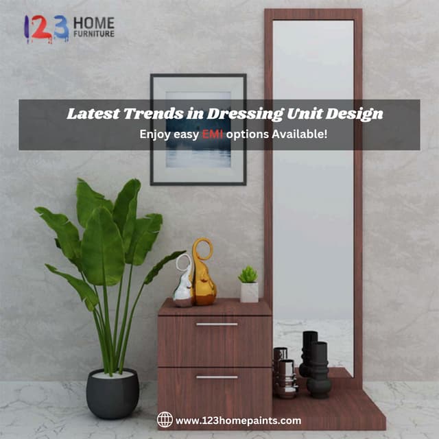 123 Homepaints Presents: The Latest Trends in Dressing Unit Design ...