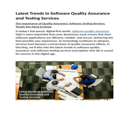 The QA Timeline - Key Milestones in the Evolution of Quality Assurance ...