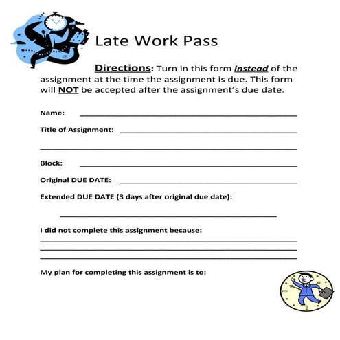 Late Work Pass | DOC