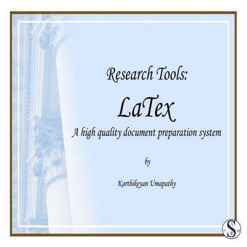latex document how it is preapred, guide | PPT