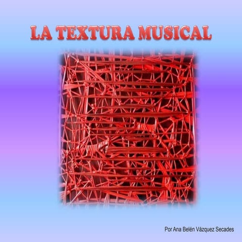 La textura musical | PPTX