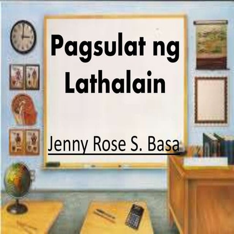 Halimbawa ng mga Lathalain 2 | DOCX