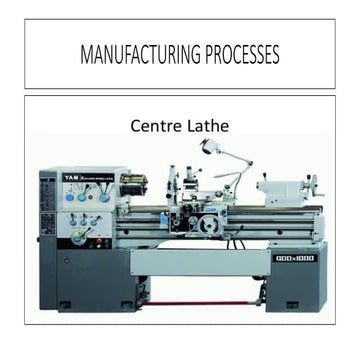 Basic Mechanical Engineering (Metal cutting Processes) | PPT