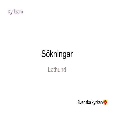 Lathund sökningar | PPTX