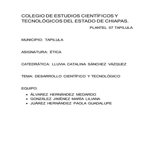 UNIDAD 2 Ética en la Ciencia y la Tecnología | PPTX