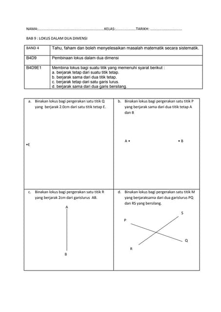 Latihan lokus teachers copy | DOCX