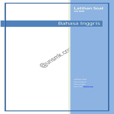 Latihan b-ingg-un-smk | PDF