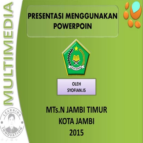 Latihan Membuat Slide Master pada Powerpoint | PPTX