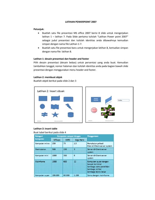 Latihan excel aina naziha | PDF
