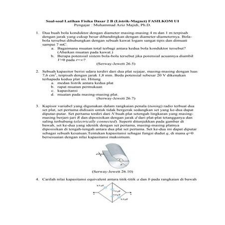 Latihan1 f2 b_fasilkom | PDF