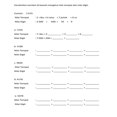 Latihan 2 Matematik Ting 1 Pendidikan Khas | DOC