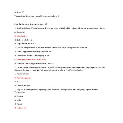 SRI SUWANTI - MIP - Latihan 27 | DOCX