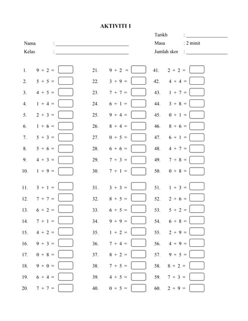 Latihan Pecahan Tahun 6 (Operasi Darab & Bahagi) | PDF