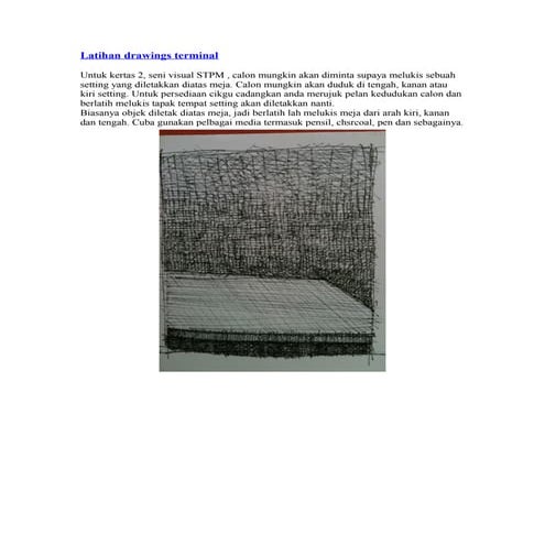 Latihan drawings terminal | DOC