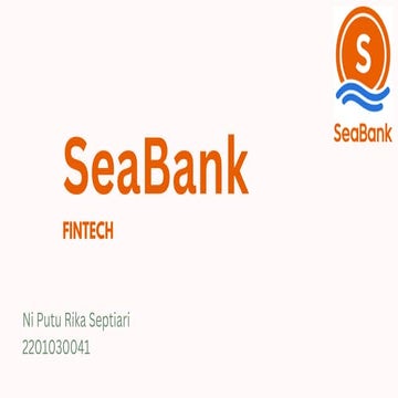 Review Bank Digital_SeaBank_Rika Septiari | PDF