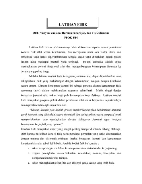 Latihan rintangan | DOCX