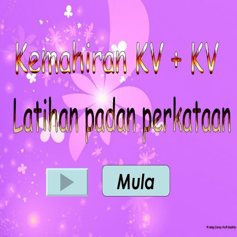 Latihan padan perkataan kvkv | PPT