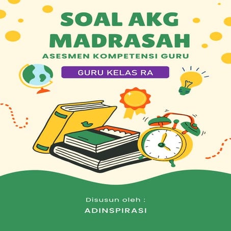 latihan soal AKG untuk guru raudlatul athfal | PDF