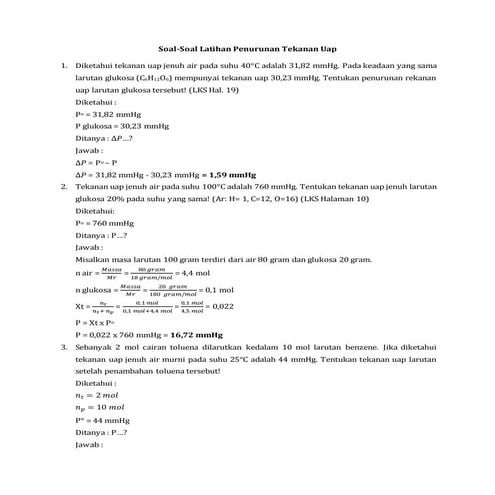 Latihan Soal dan Jawaban Sifat Koligatif Larutan.docx