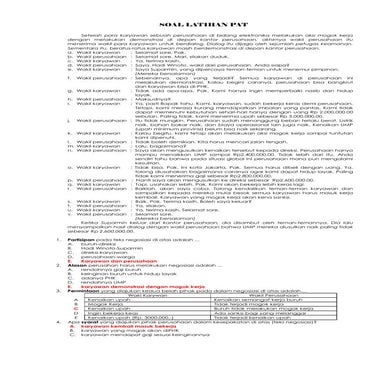 Latihan Soal PAT Bhs Indonesia Kelas X | PDF