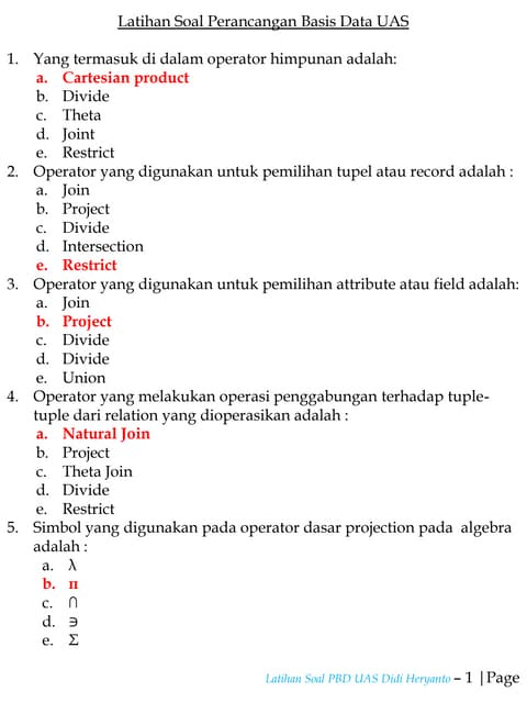 LATIHAN SOAL UAS SBD LANJUT(JAWABAN).doc