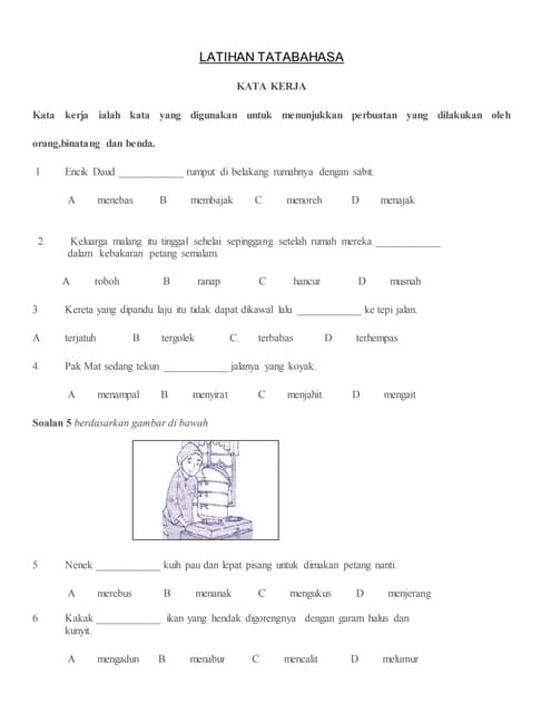 Penilaian Sumatif Bahasa Melayu Tahun 6 | PDF