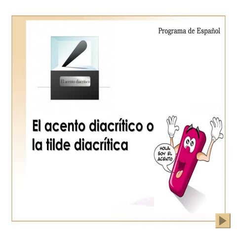 La tilde diacritica | PPT