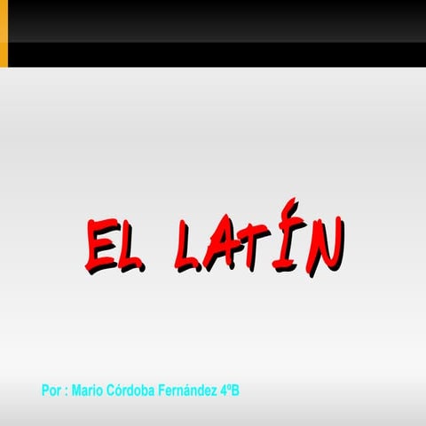 Lengua Latina UNIDAD 1.pptx