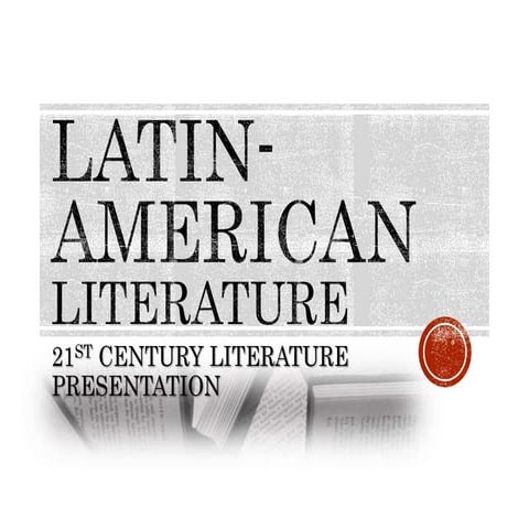 Latin american Literature | PPTX