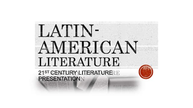 Latin american Literature | PPTX