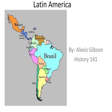 Modern latin america | PPT