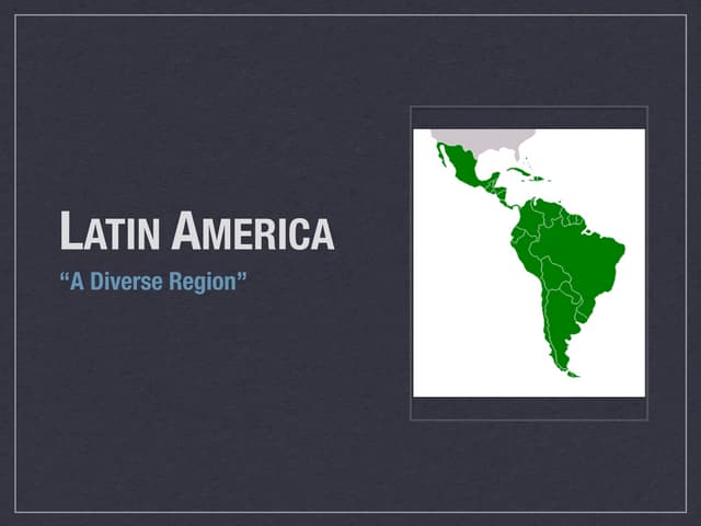 Population Patterns of Latin America 9.1 | PPTX | North America Travel ...