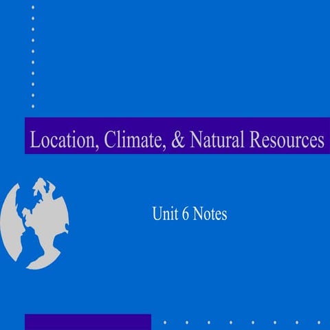 Latin america environmental location climate and natural resources | PPT