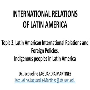Latin america indigenous people | PPTX