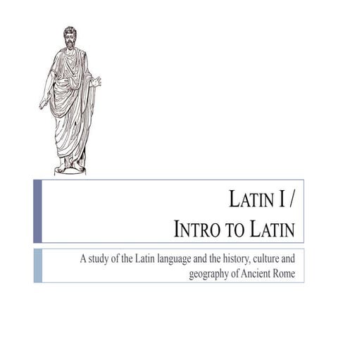 Latin I Lesson 03 | PPT