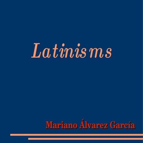 Latinims Mariano | PPT