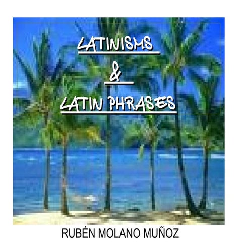 Latinisms | PPT
