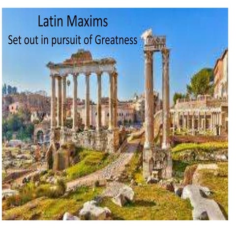 Latin Maxims | PPTX
