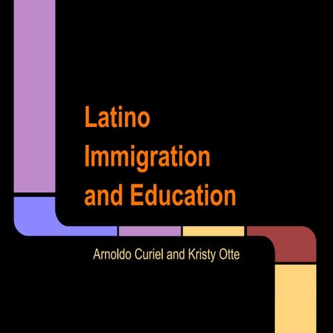 Latinoimmigrantsandeducation | PPT
