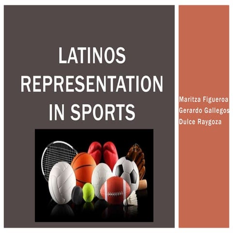 Latinos Representation in Sports | PPTX
