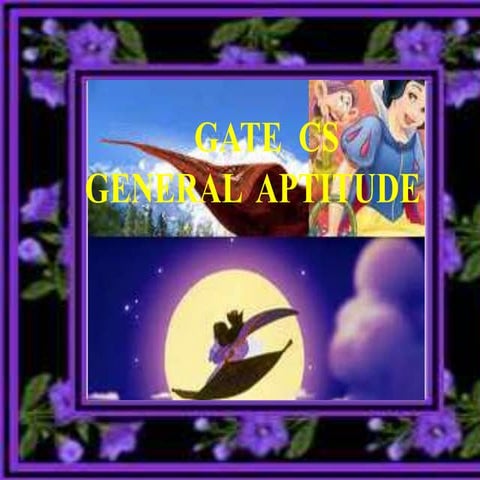 GATE CS GENERAL APTITUDE | PPTX
