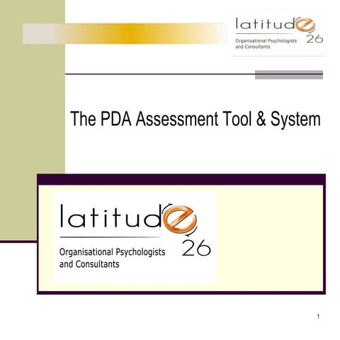 Latitude 26 PDA Presentation 2012 | PPT