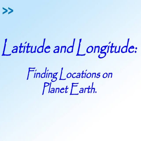 Latitude And Longitude | PPT