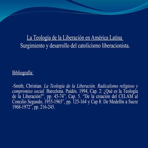La TL en América Latina SMITH CAP 2 Y CAP 5.ppt
