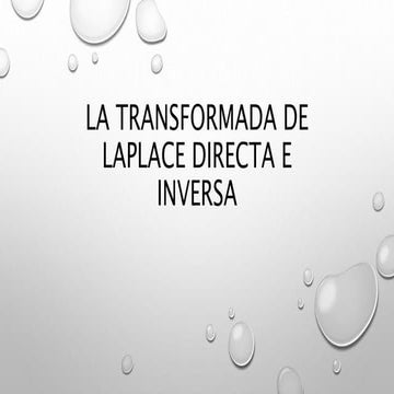 La transformada de Laplace directa e inversa.pptx