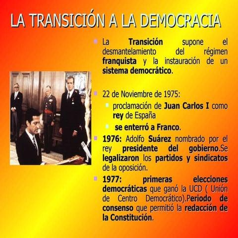 La transición a la democracia | PPS
