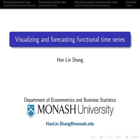 Visualizing Modeling And Forecasting Of Functional Time Series Ppt