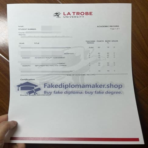 How to buy La Trobe University academic transcript? | PDF