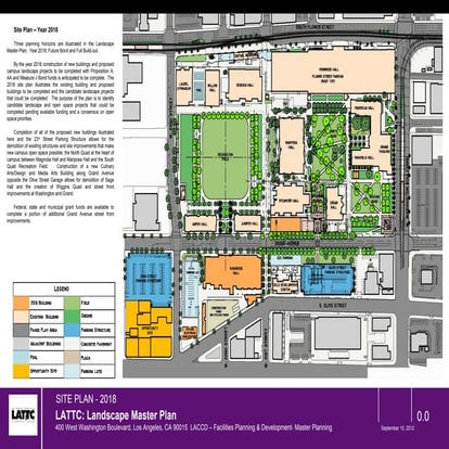 LATTC Landscape Master Plan Summary oct 2012 | PPT