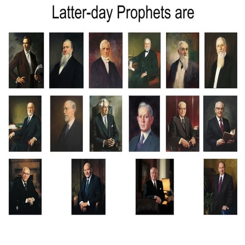 Latter day prophets | PPT